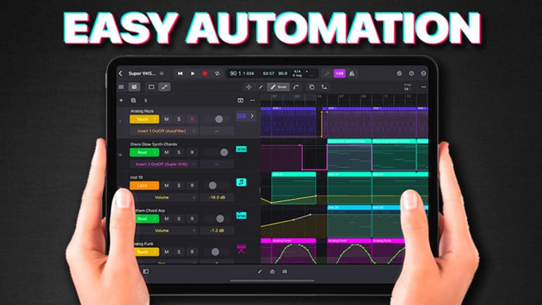 Logic Pro for iPad Automation Tutorial - The GarageBand Guide.com